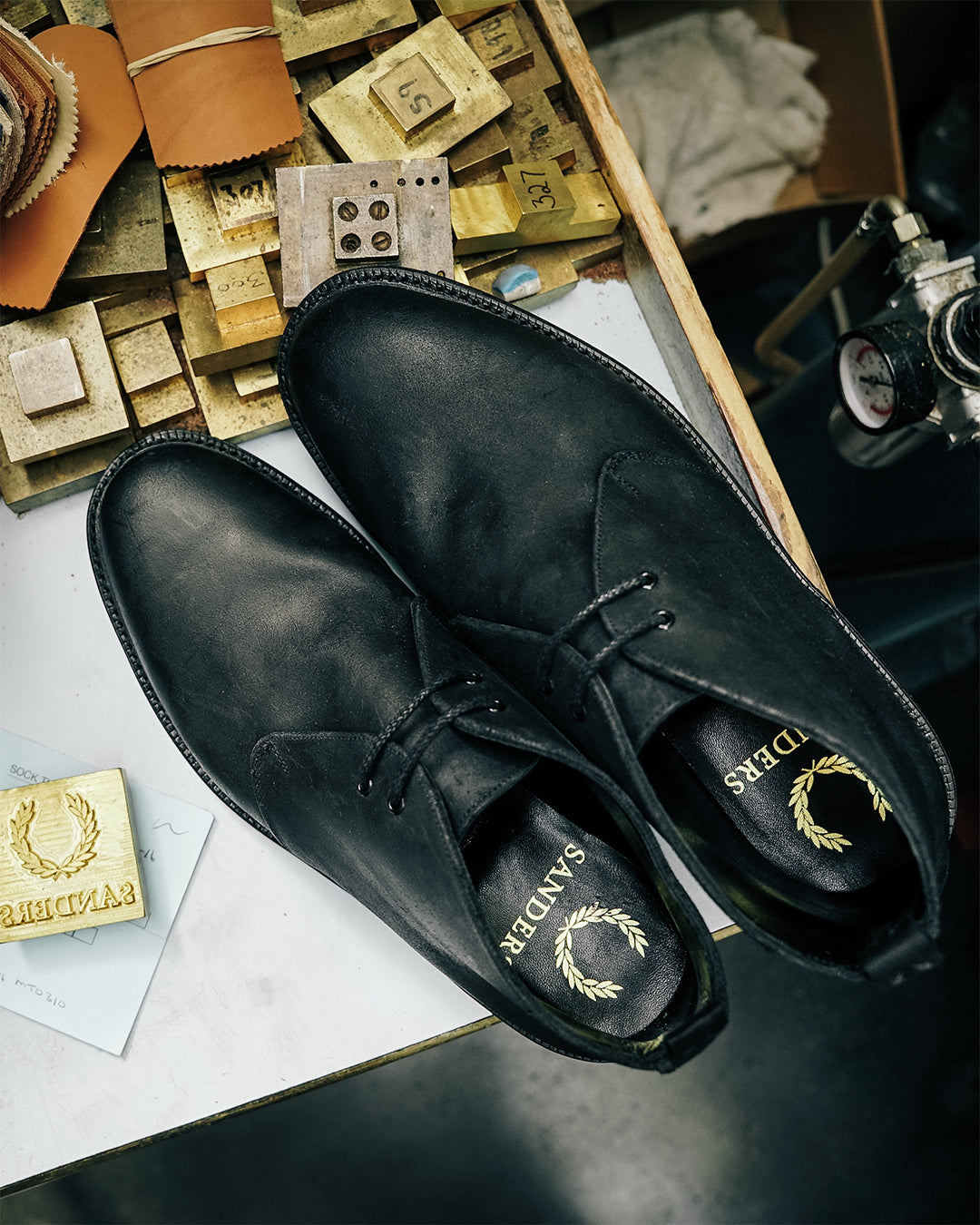 Fred Perry x Sanders Chukka Boot - Black – Prime